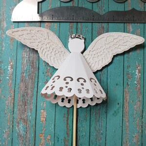 Angel Centerpiece, God Bless Centerpiece, Baptism Centerpiece, Christening or First Communion ...