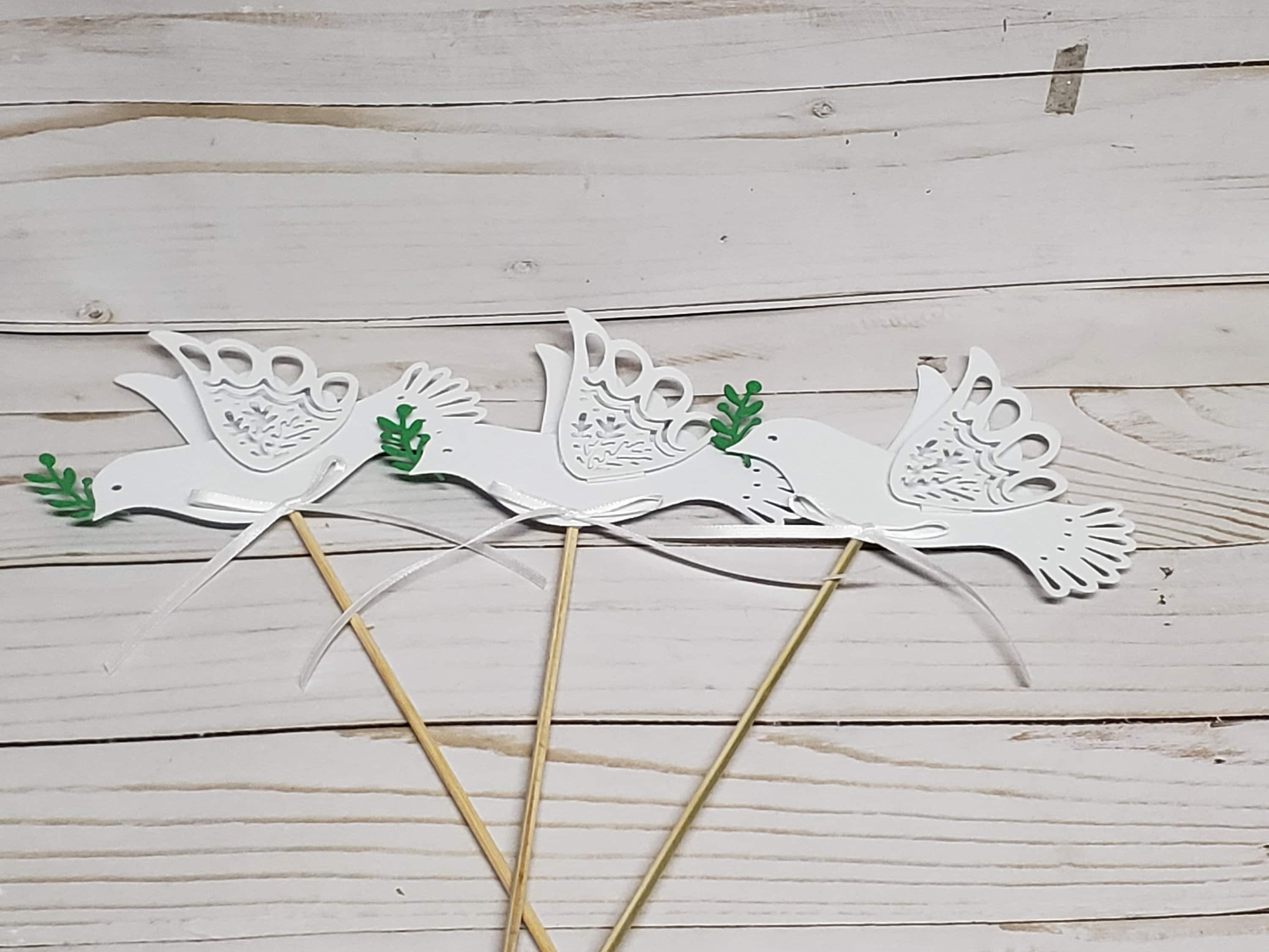 Baptism Dove Centerpiece First Communion Dove | Etsy