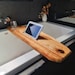 Natural Edge, Solid Timber Bath Caddy/bath Tray/bath Shelf - Etsy Australia