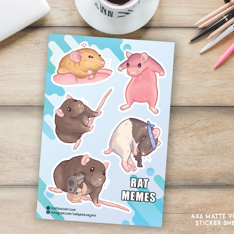 Rat Sticker - Etsy