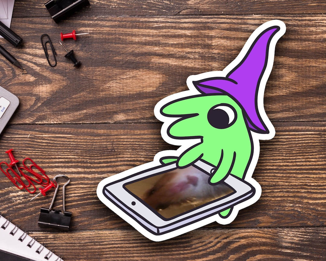 Glep smiling Friends Vinyl Sticker Meme Funny Sticker Gift iPad Kid ...