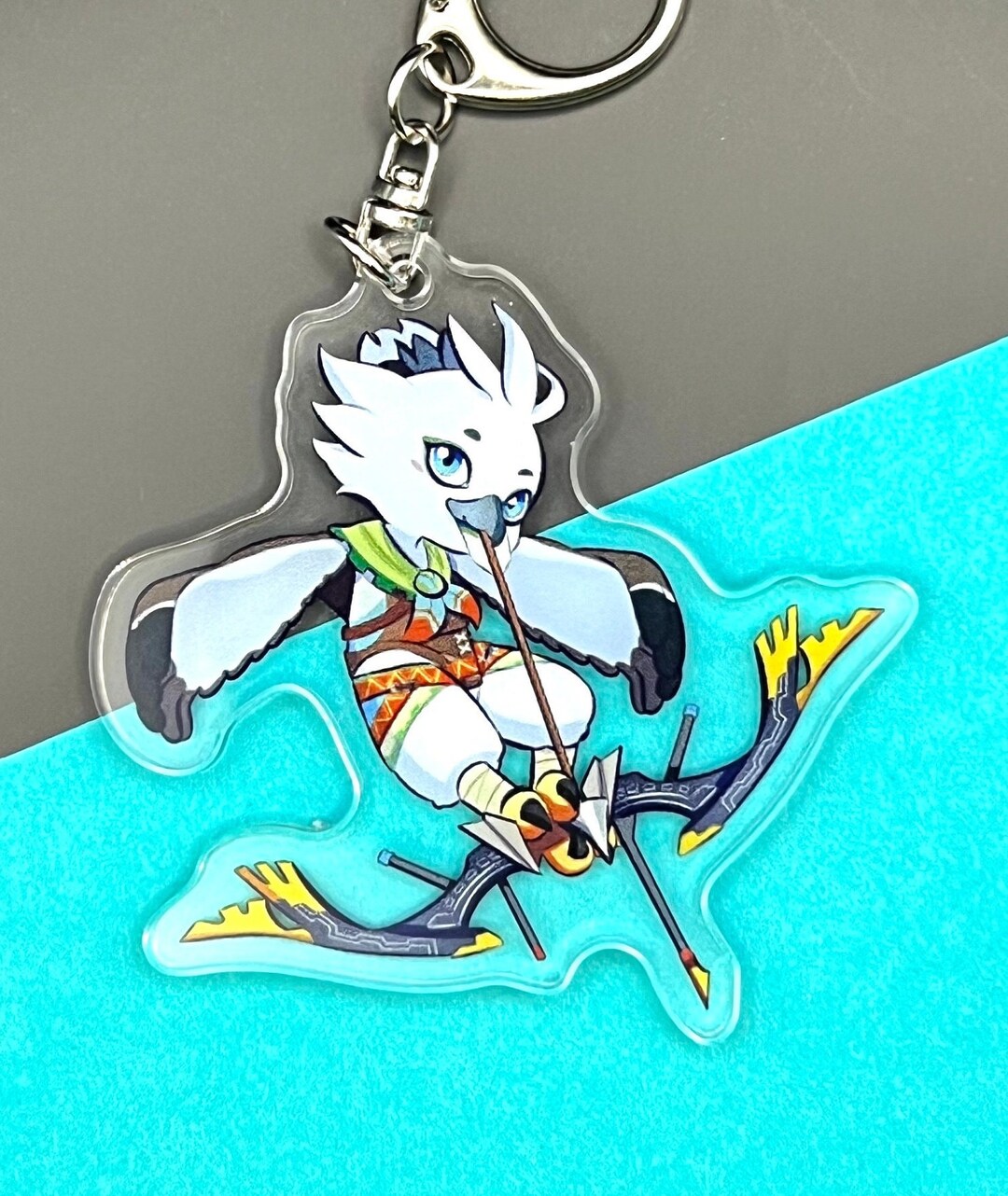Tulin Tears of the Kingdom Zelda Inspired Acrylic Charm Keychain - Etsy ...