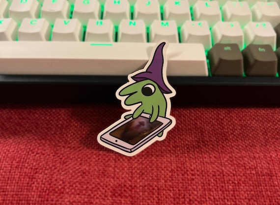 Glep (Smiling Friends) Vinyl Sticker by Red Palette Art | Catch My Party