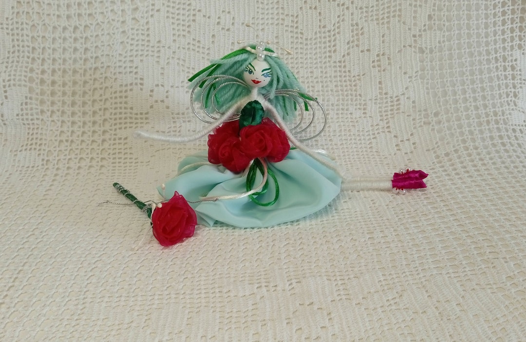 Handmade Doll, Wire Doll, Flower Fairy, Fantasy Doll, Romantic Doll ...