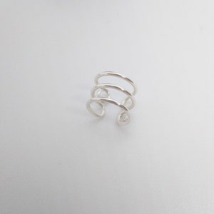 Helix Ear Cuff Silver Helix Hoops Gold Clip on Helix Hoop Ear Cuff ...