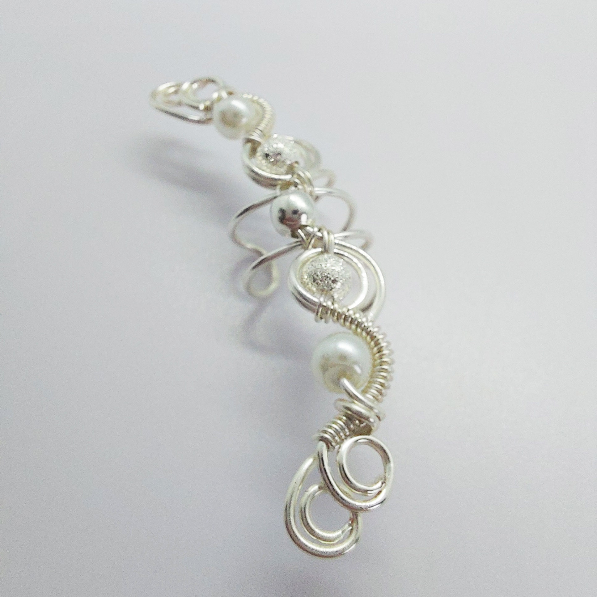 Silver Ear Cuff Silver Plated Elegant Twist Ear Wrap - Etsy