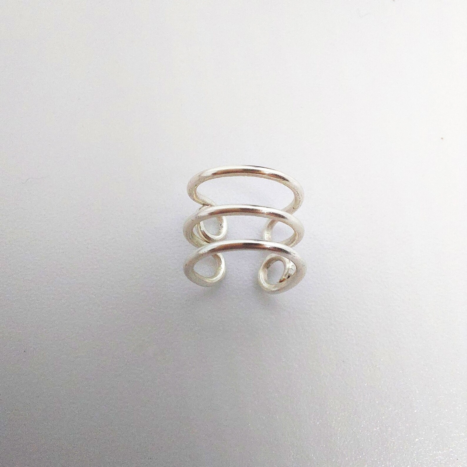 Helix Ear Cuff Silver Helix Hoops Gold Clip on Helix Hoop Ear Cuff ...