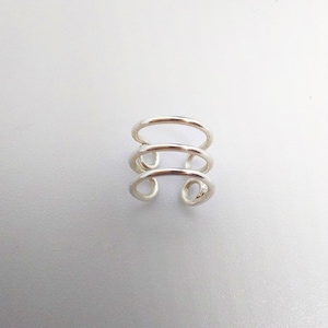 Helix Ear Cuff Silver Helix Hoops Gold Clip on Helix Hoop Ear Cuff ...
