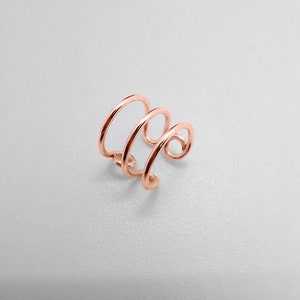 Helix Ear Cuff Silver Helix Hoops Gold Clip on Helix Hoop Ear Cuff ...