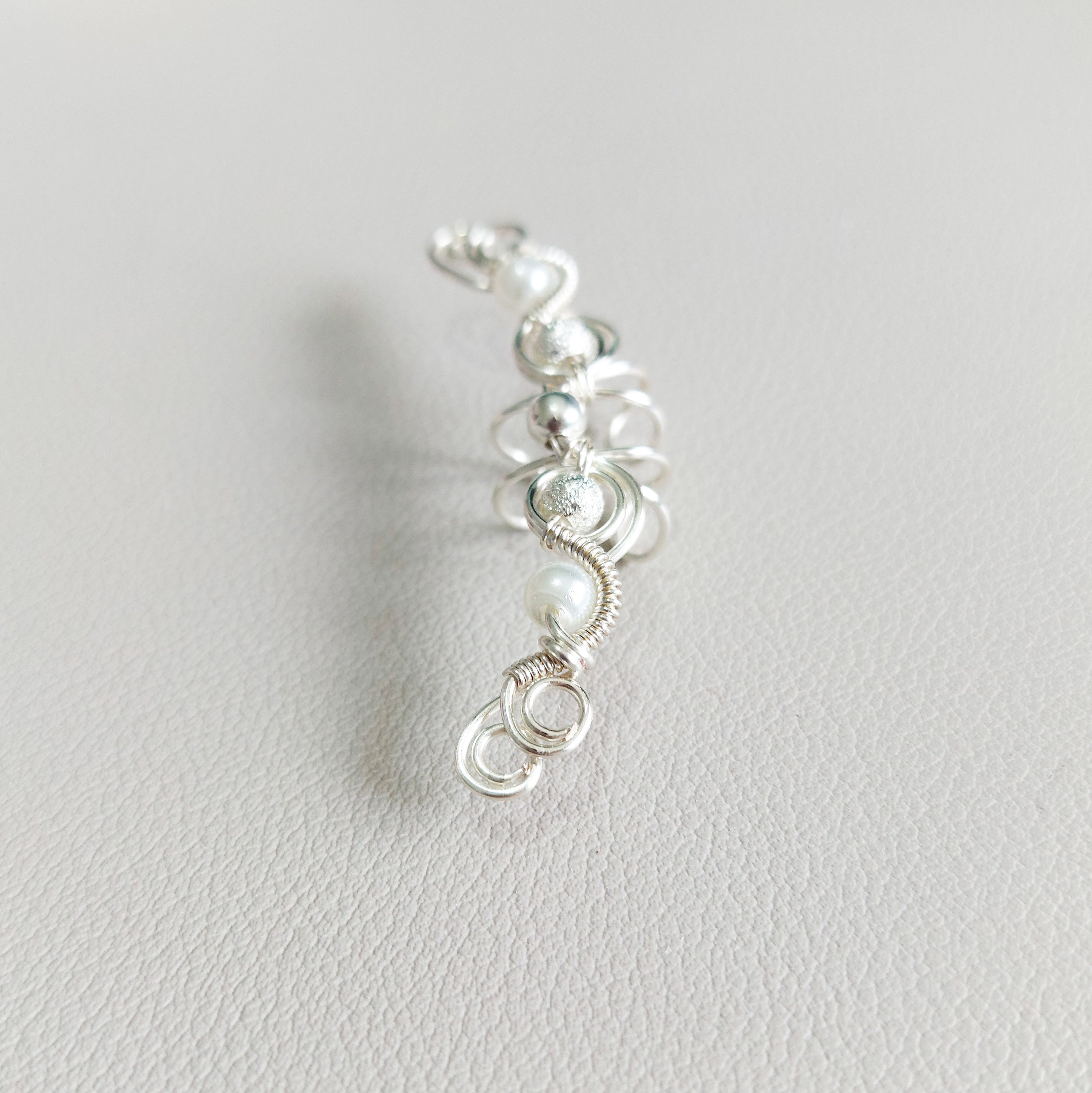 Silver Ear Cuff Silver Plated Elegant Twist Ear Wrap - Etsy