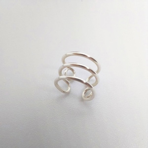 Helix Ear Cuff Silver Helix Hoops Gold Clip on Helix Hoop Ear Cuff ...