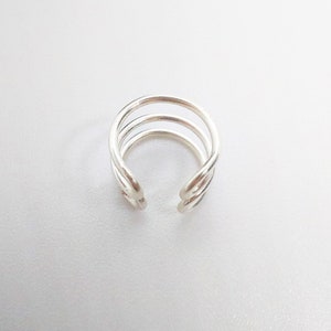 Helix Ear Cuff Silver Helix Hoops Gold Clip on Helix Hoop Ear Cuff ...