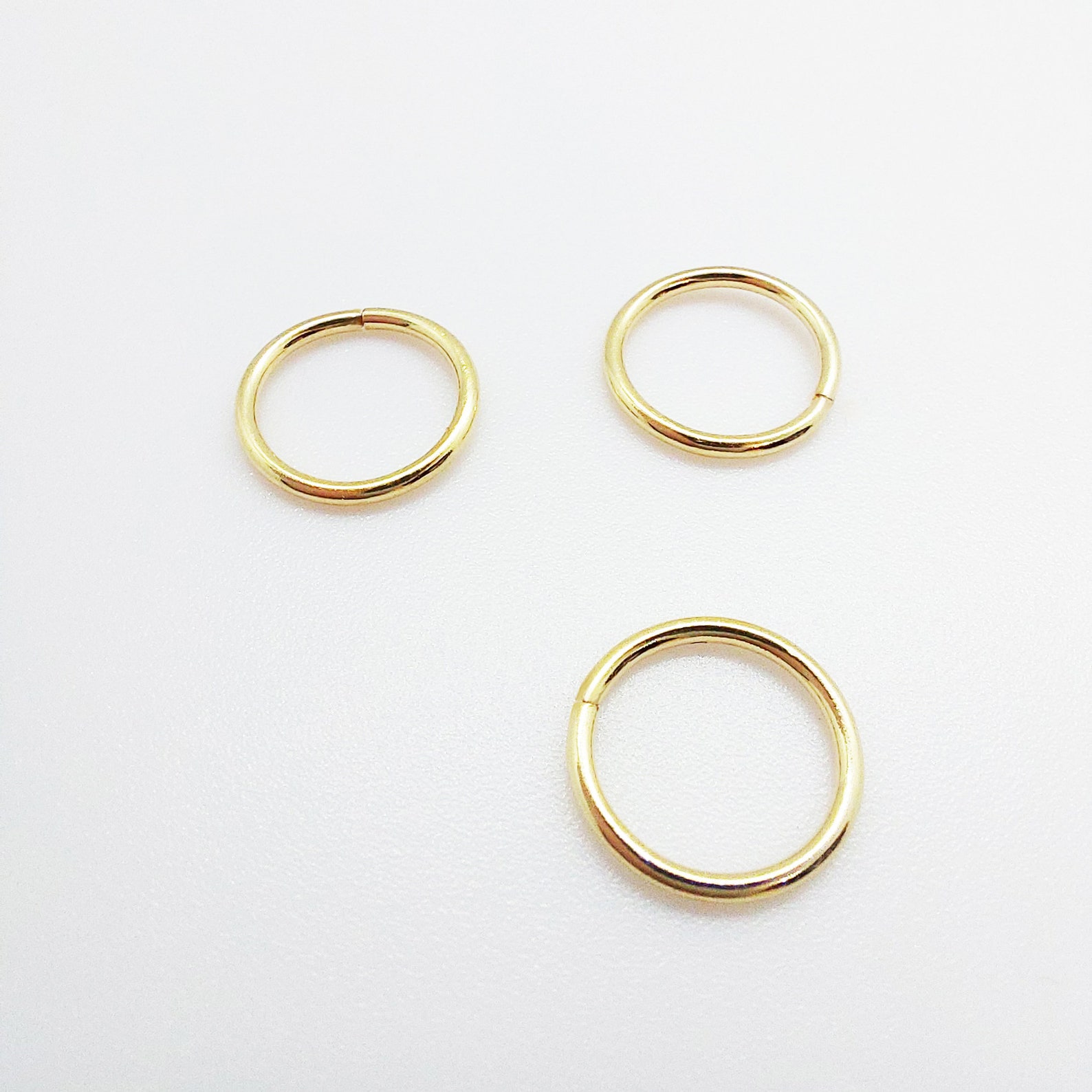 Mens Lip Ring Gold Filled Lip Ring Gold Cartilage Hoops | Etsy