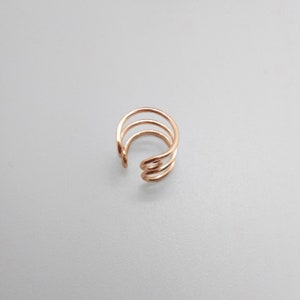 Helix Ear Cuff Silver Helix Hoops Gold Clip on Helix Hoop Ear Cuff ...
