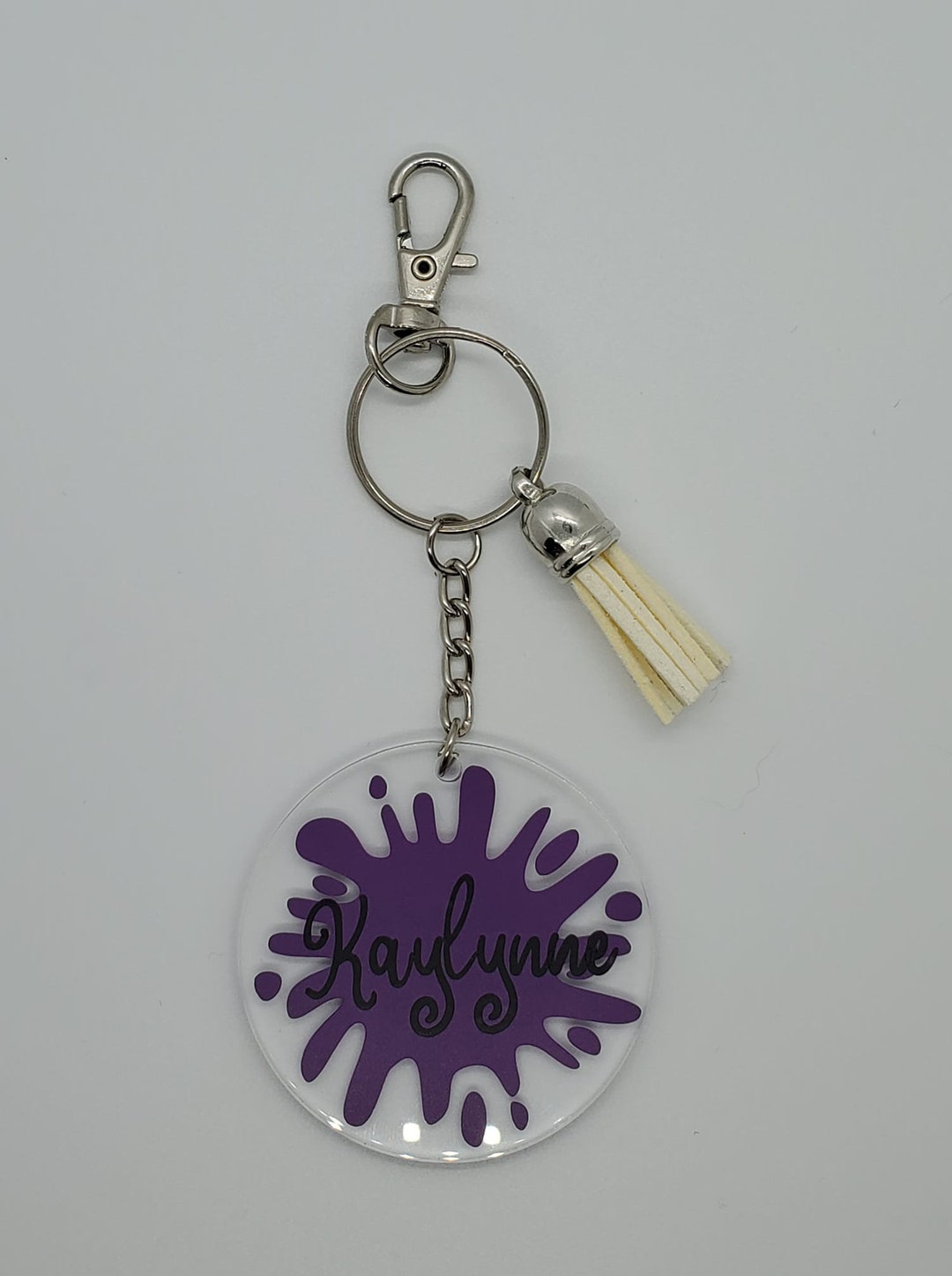 Custom Paint Splatter Keychains - Etsy
