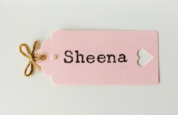 Rustic Vintage wedding place card / name card luggage label | Etsy