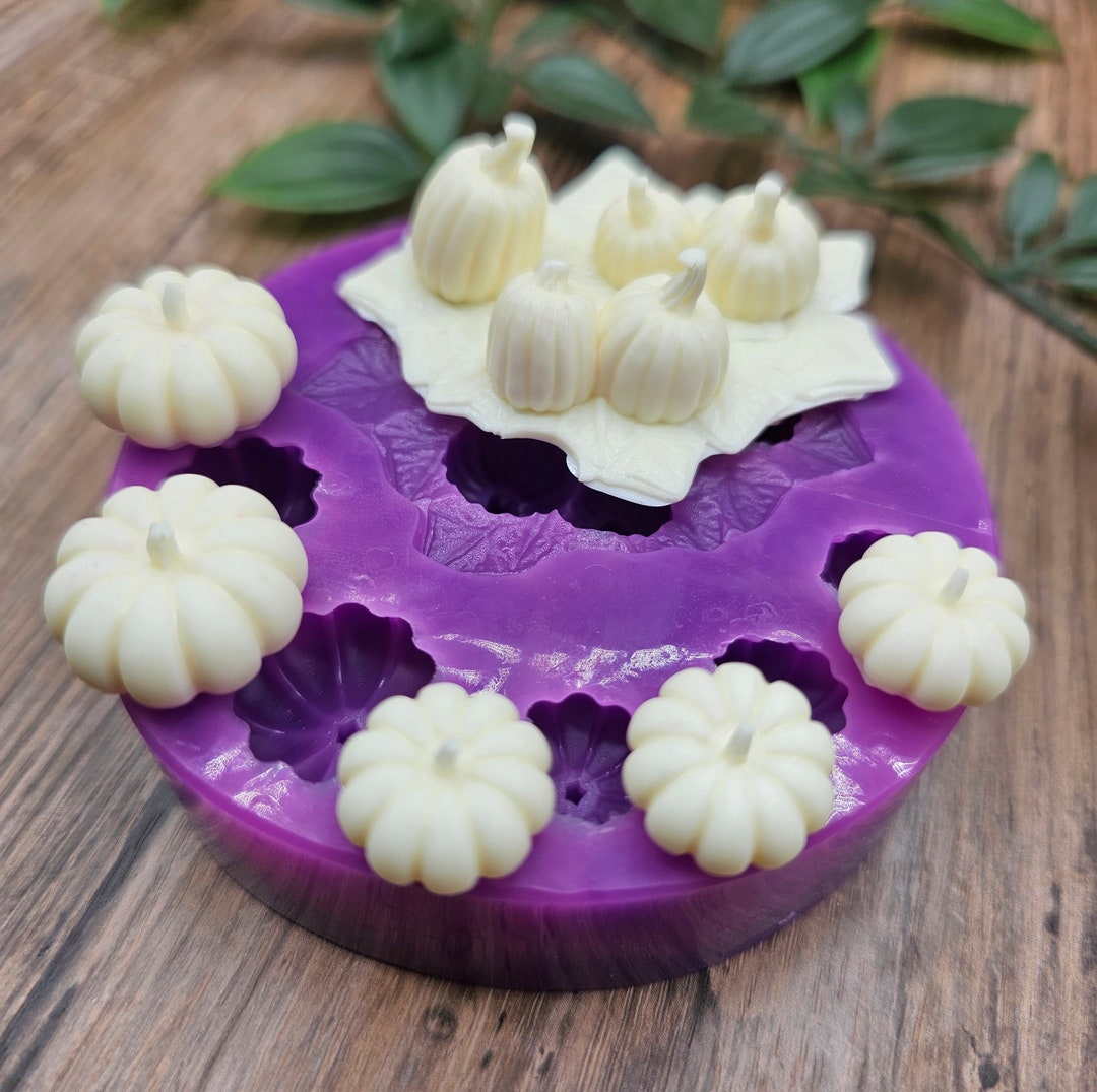 Silicone Mold 3D Pumpkins 1.5 Cm 2 Cm 5.5 Cm for Resin, Jesmonite ...