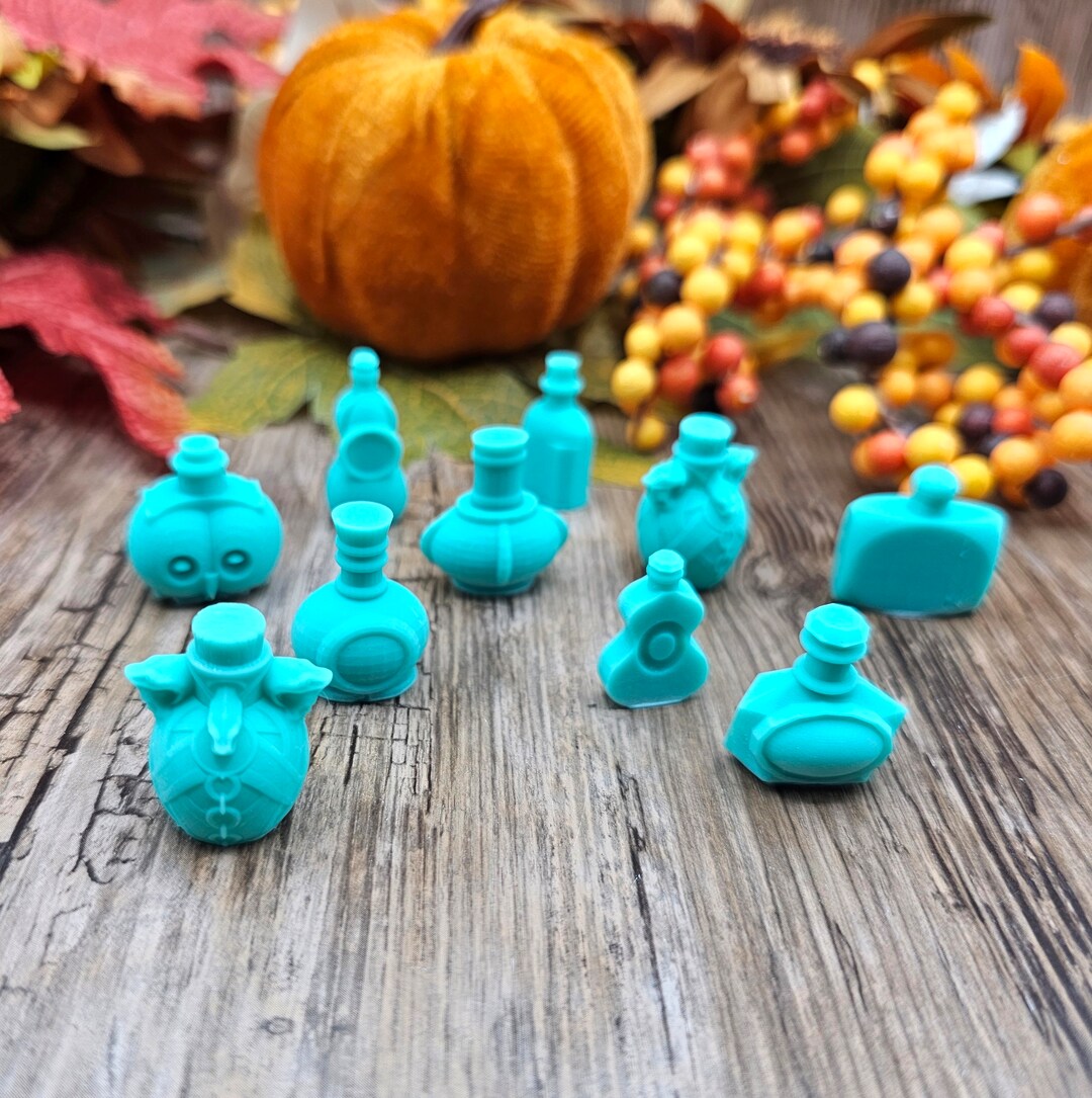 Silicone Mold Set 10 Potions 2.3 Cm - 2.5 Cm - 3 Cm for Resin ...