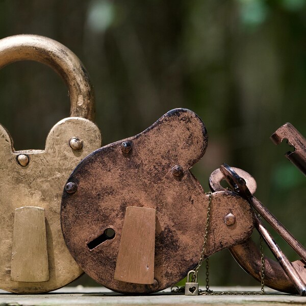 Vintage Lock and Key - Etsy