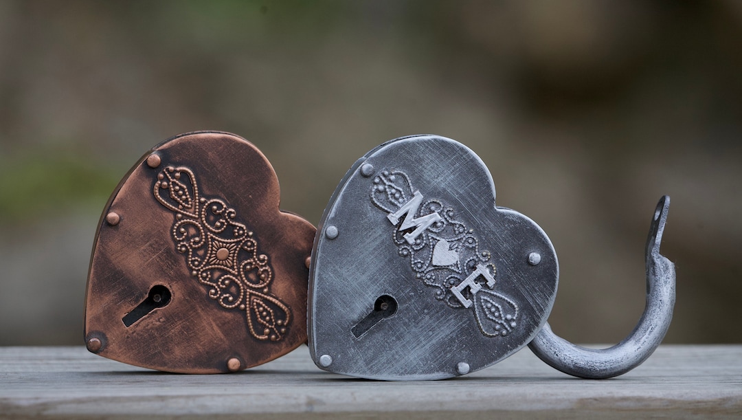 Engraved Heart Love Lock, Unity Ceremony, Wedding Gift - Etsy