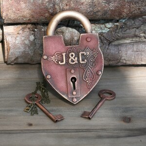 Unique Engraved Lock - Perfect Anniversary or Valentine's Day Gift - Etsy