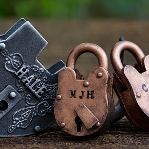 Unity Ceremony, Love Lock, Engraved Padlock - Etsy