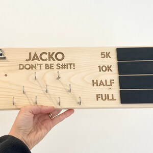 Medal Hanger for Pb’s Chalk Board Bib Hanger Running Marathon Gift ...