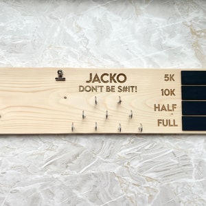 Medal Hanger for Pb’s Chalk Board Bib Hanger Running Marathon Gift ...