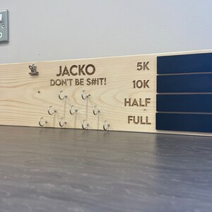 Medal Hanger for Pb’s Chalk Board Bib Hanger Running Marathon Gift ...