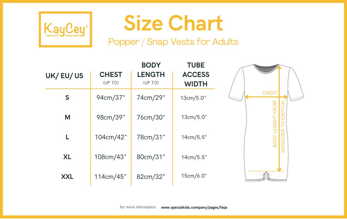Special Needs Clothing for Adults - Unisex SHORT SLEEVE Bodysuit by ...