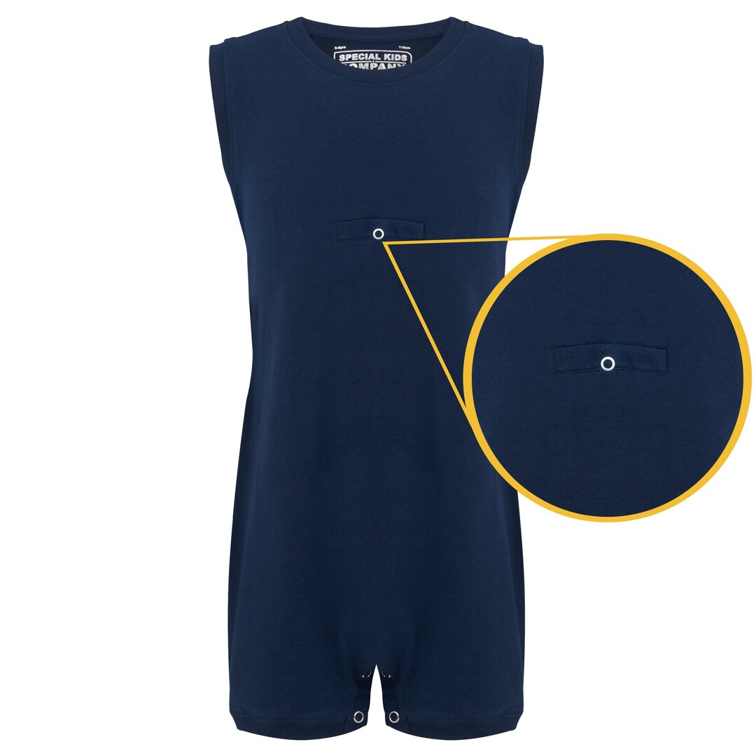 Special Needs Clothing For Kids And Teens Unisex SLEEVELESS Bodysuit Special Needs Clothing For Kids And Teens Unisex SLEEVELESS Bodysuit