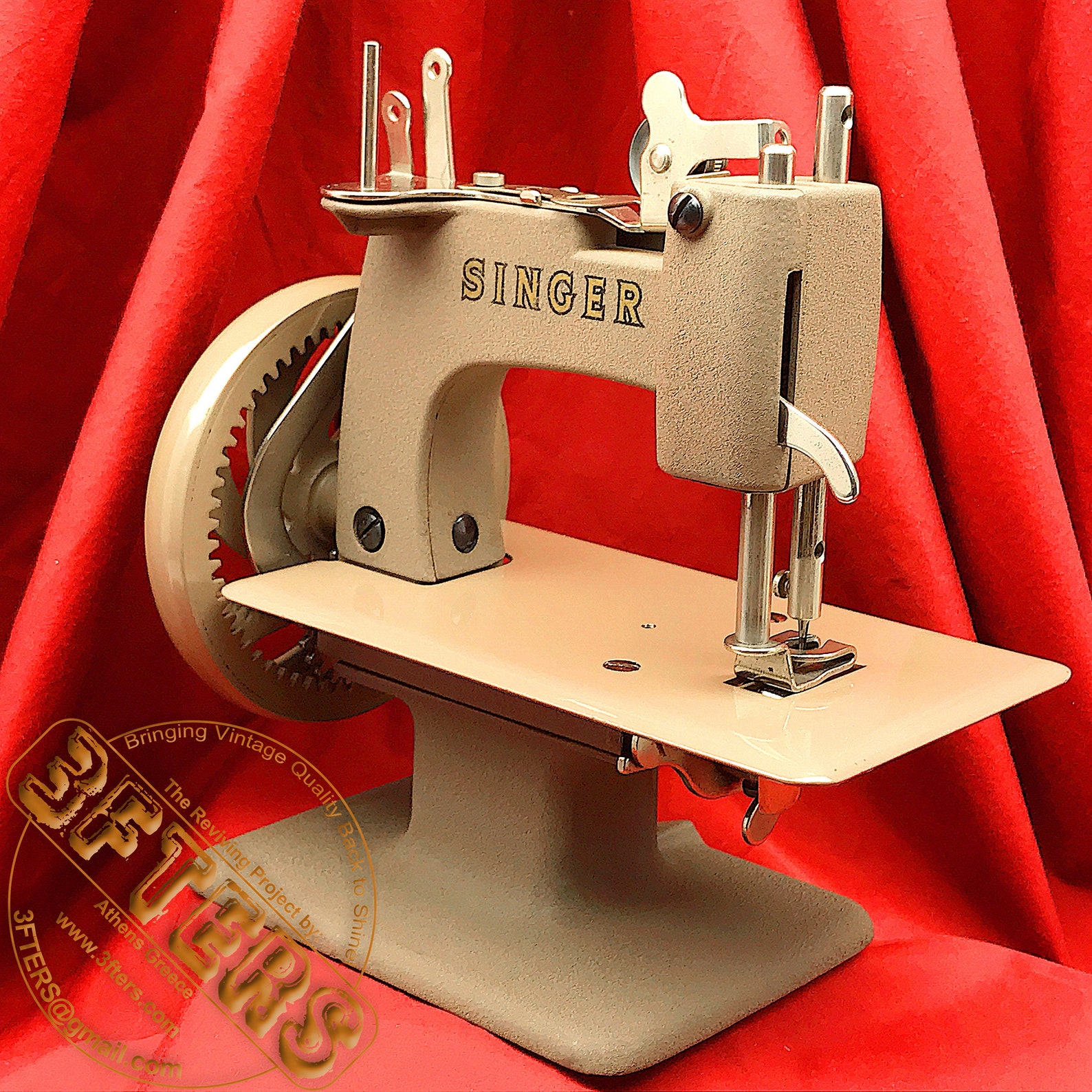 SINGER SEWHANDY 20 Child Toy Crinkled Sewing Machine 20-1 - Etsy