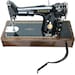 SINGER Sewing Machine Wooden Base & Knee Lever Controller for 201 201-2 ...