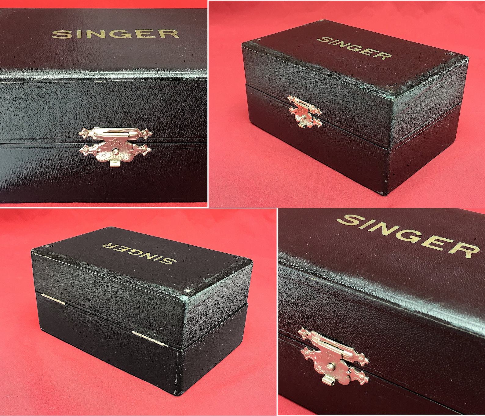 Deluxe SINGER Attachments German Set Box for 201 & 15 Accessories ...