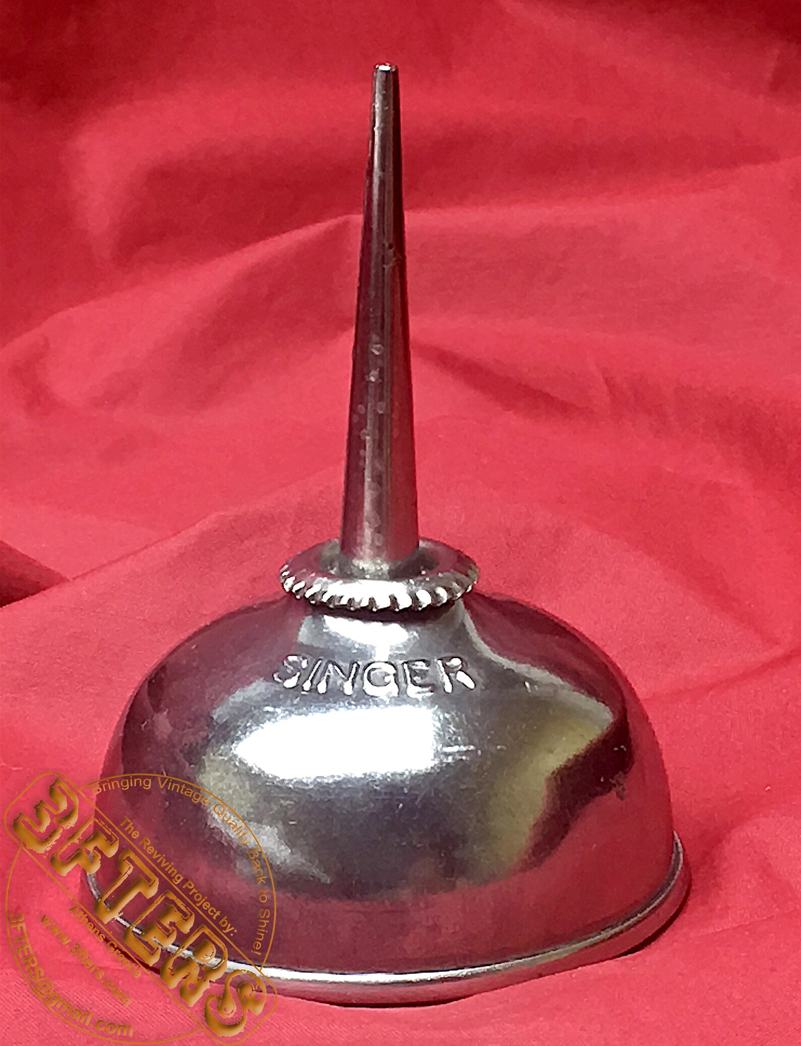 Vintage SINGER Sewing Machine Oiler Tin Oil Can Container | Etsy