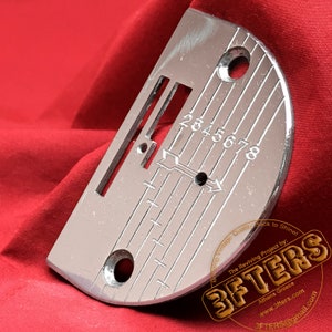 Vintage SINGER SIMANCO 125113 Needle Plate Graduated Throat Plate for ...