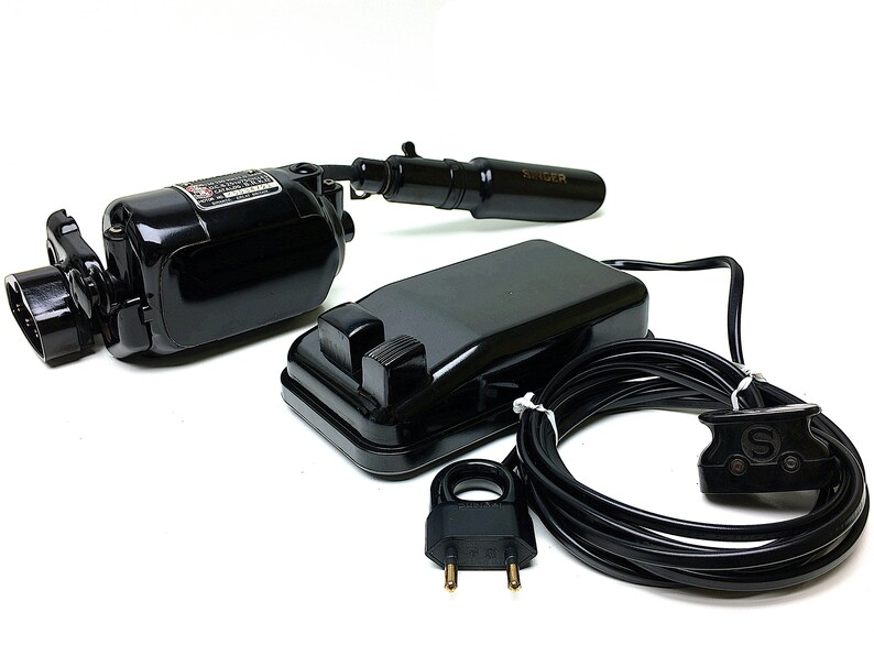 SINGER SIMANCO Sewing Machine Motor Light Pedal Cabling | Etsy