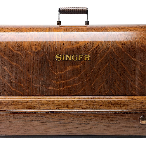 SINGER Sewing Machine Bentwood Wooden Carrying Case for 15 - Etsy