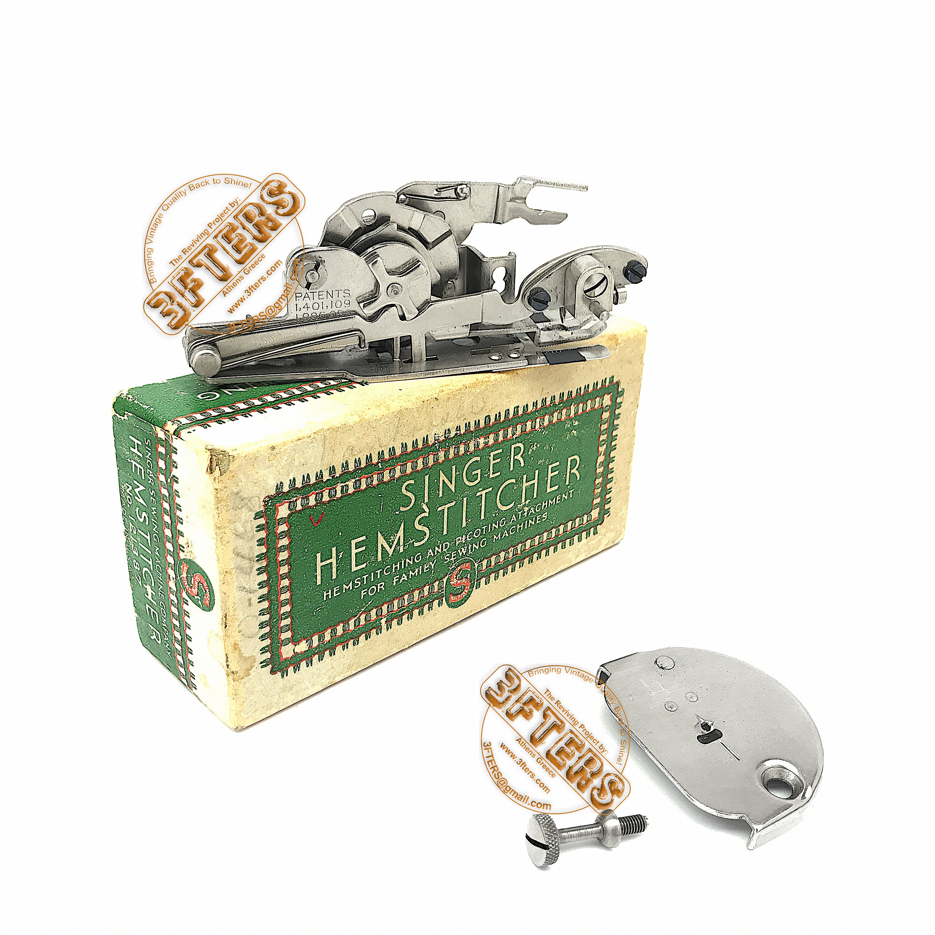 SINGER Hemstitcher Picot Edger Attachment 121387 for 66 99 15 201 221 ...