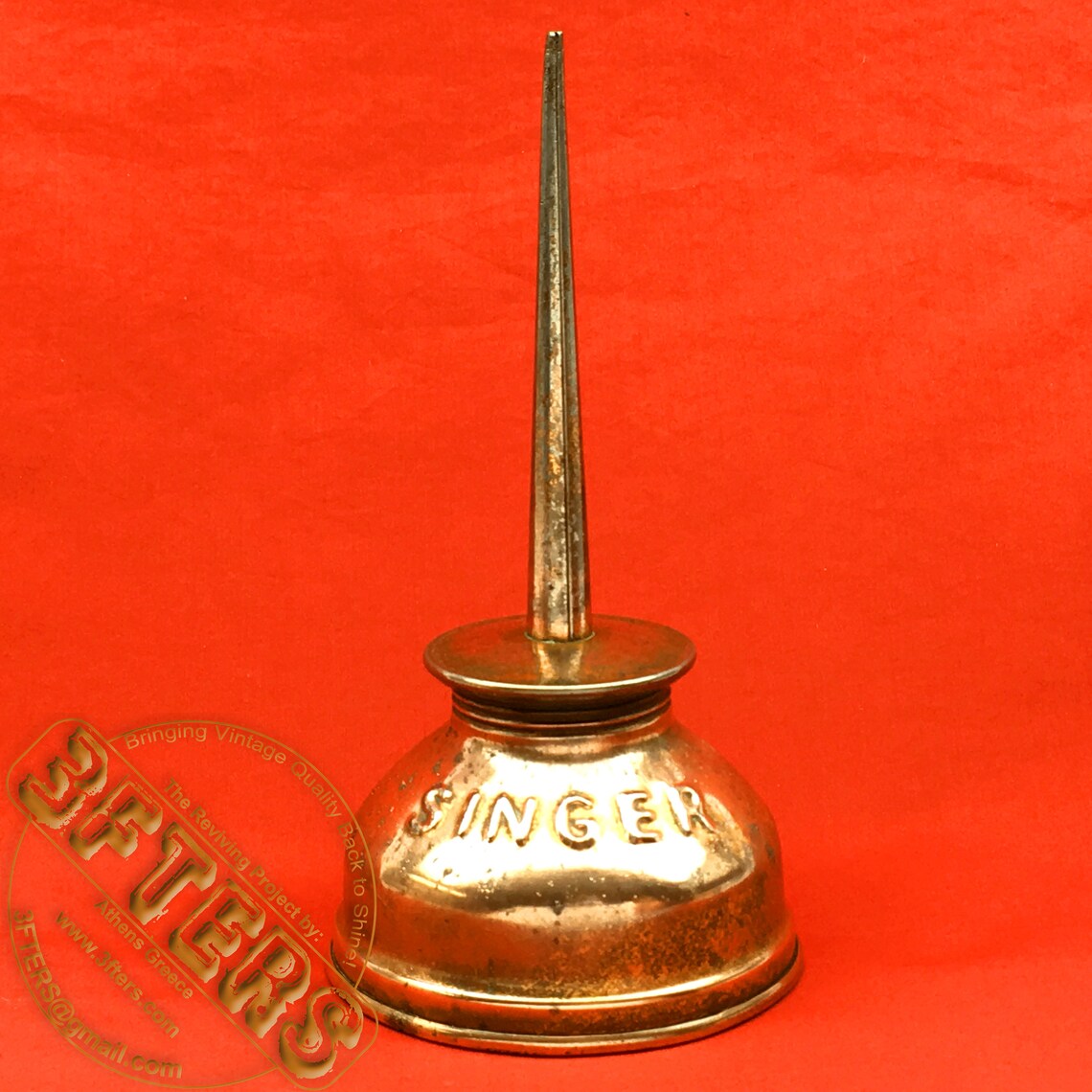 Vintage SINGER Sewing Machine Oiler Tin Oil Can Container - Etsy