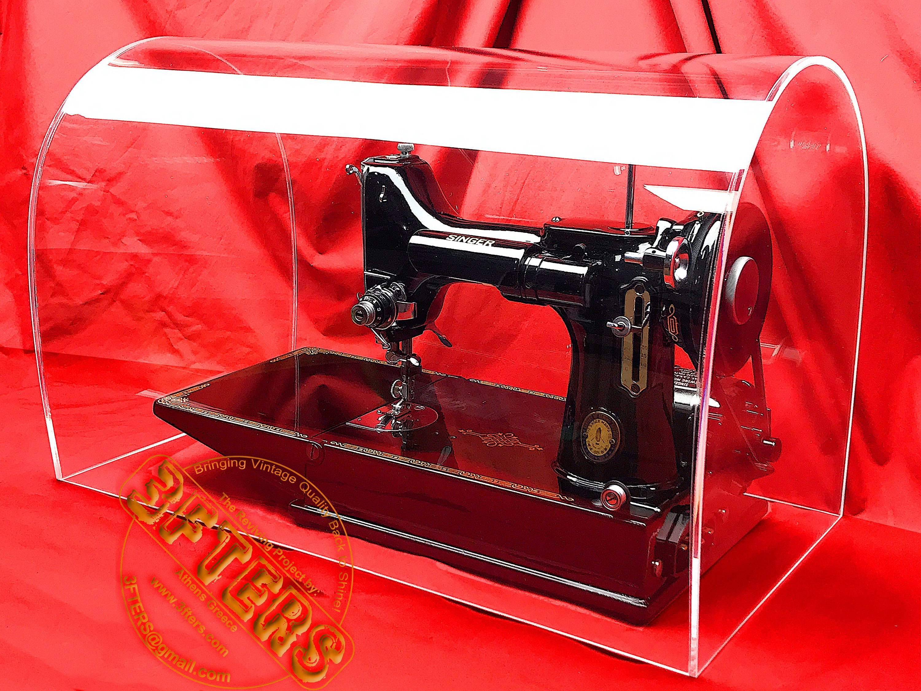 Perspex Crystal Clear Plexiglass Dome Lid SINGER Featherweight | Etsy