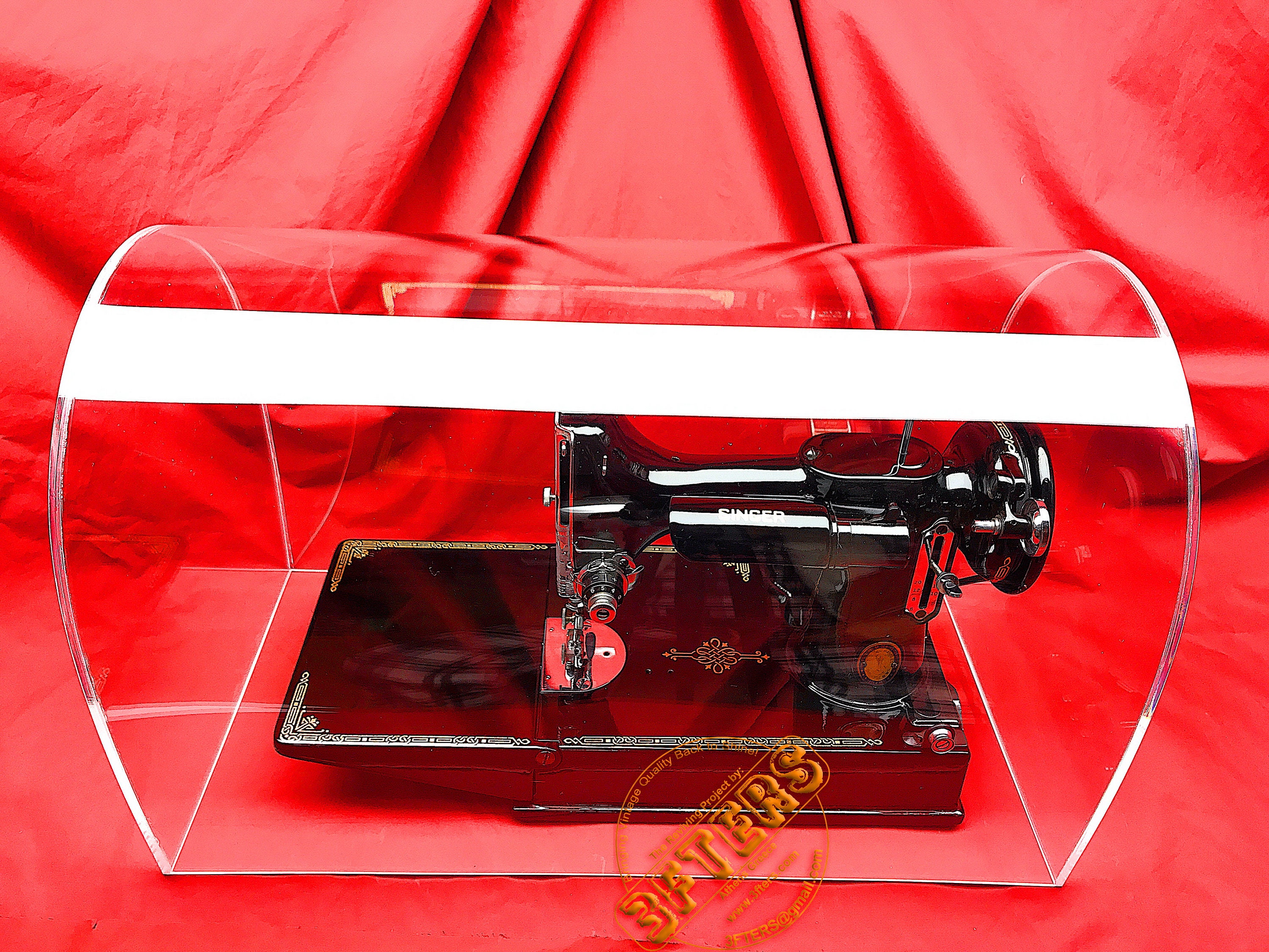 Perspex Crystal Clear Plexiglass Dome Lid SINGER Featherweight | Etsy