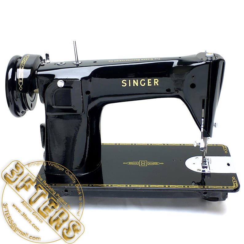 SINGER 201k Heavy Duty Sewing Machine Serviced & Restored by 3FTERS - Etsy