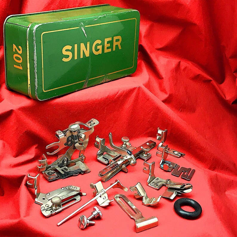 German SINGER Attachments Box for 201 201k 201-2 Low Shank | Etsy