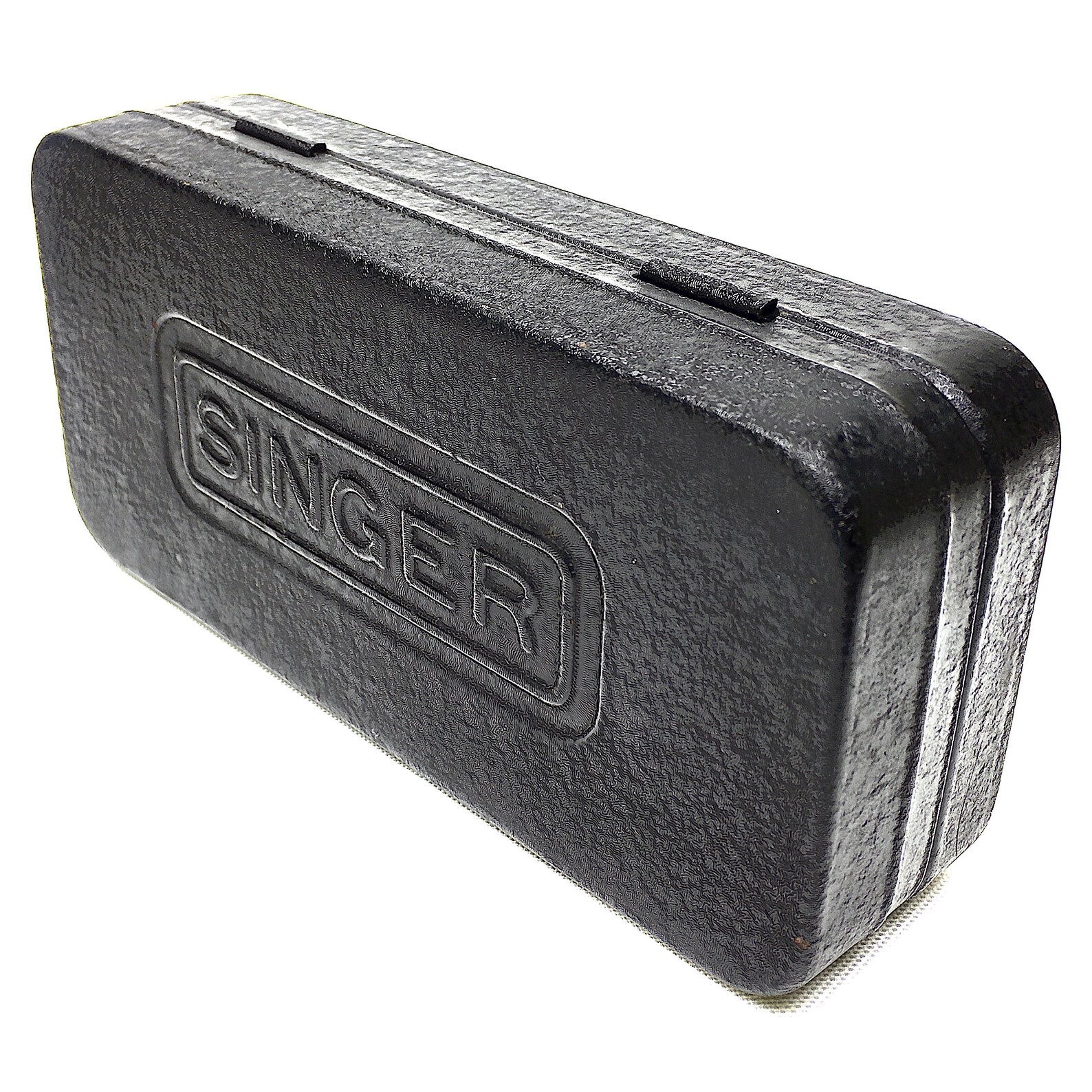 SINGER Attachment Box Metal Black Crinkled Wrinkle Complete | Etsy