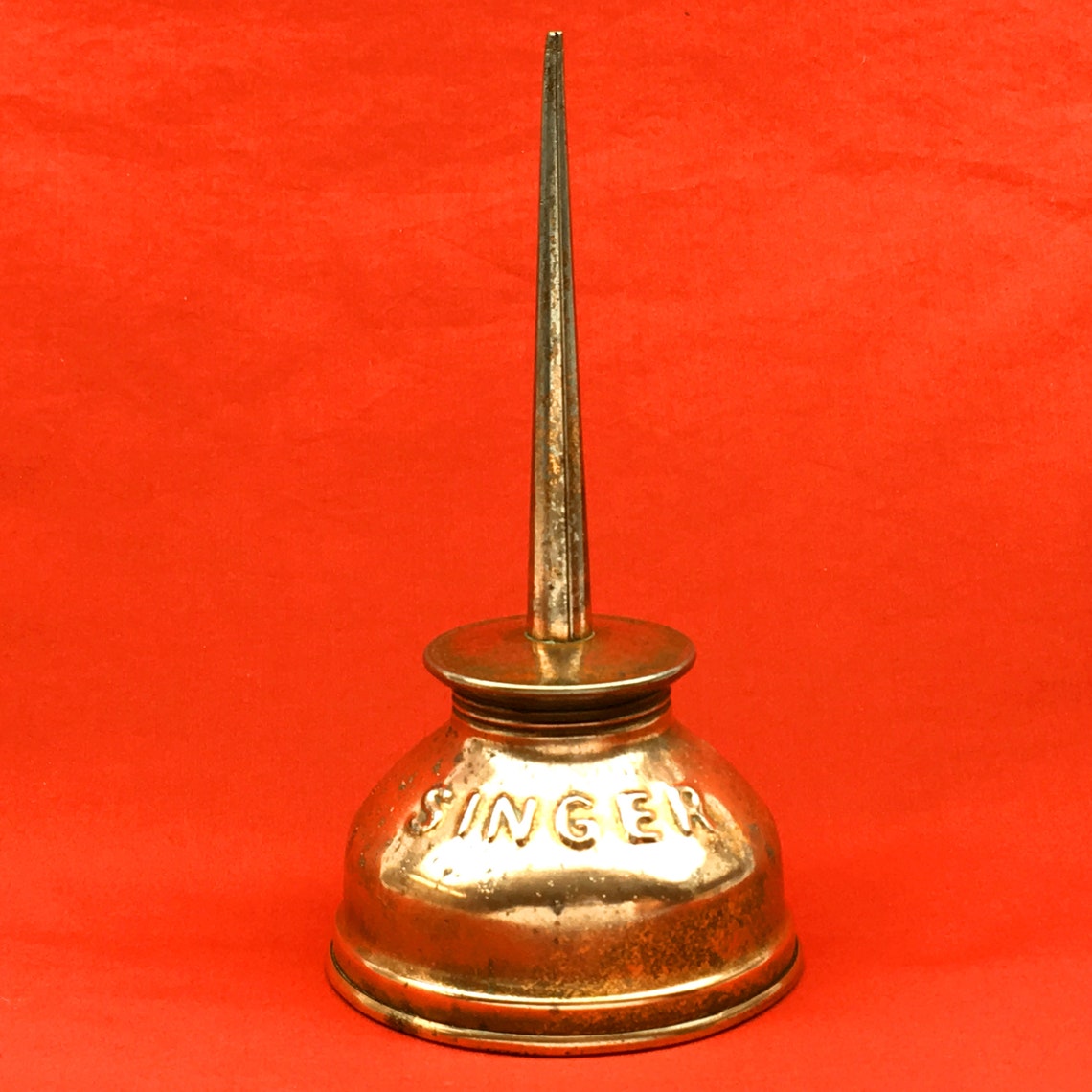 Vintage SINGER Sewing Machine Oiler Tin Oil Can Container | Etsy