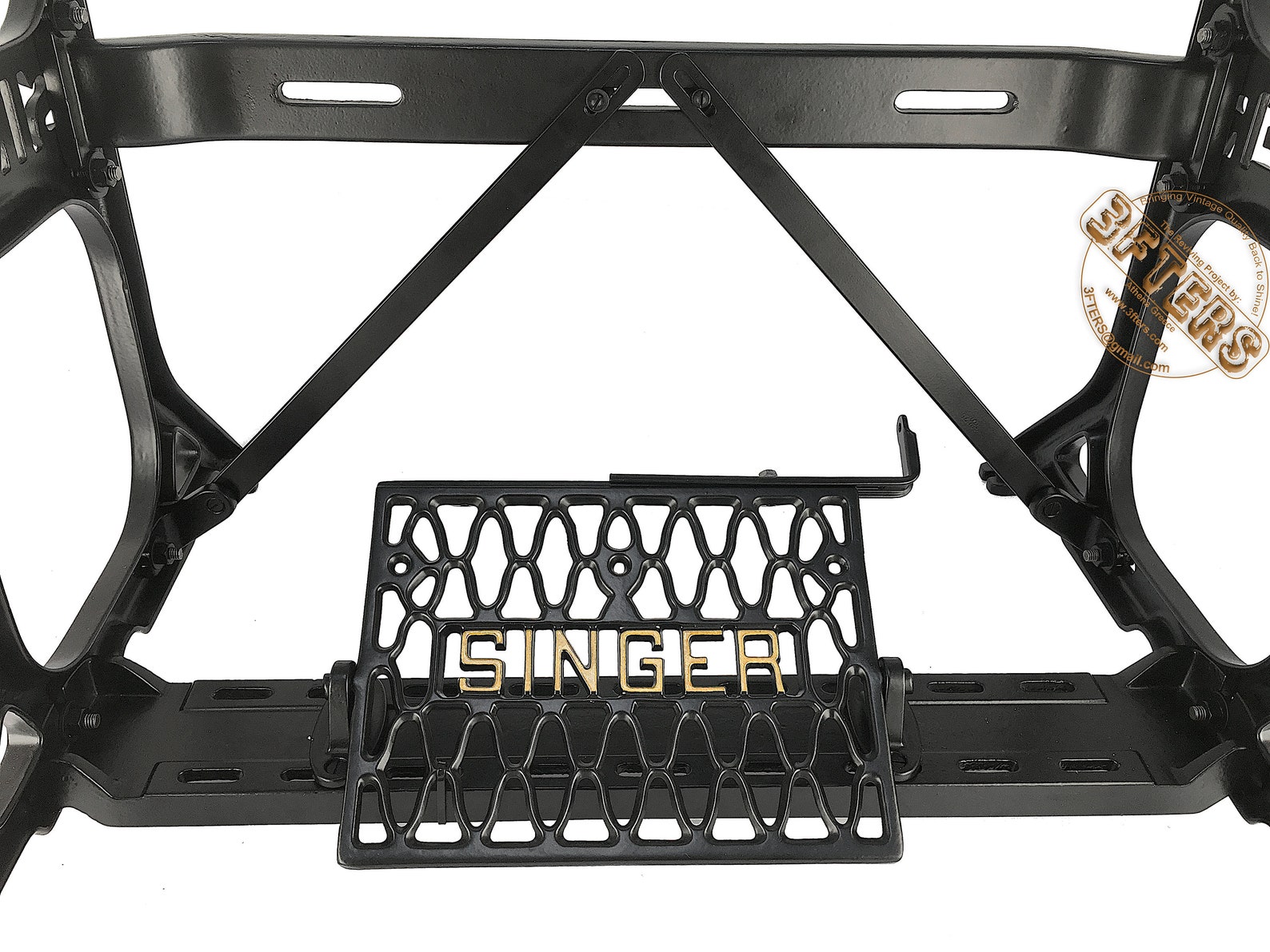 SINGER Sewing Machine Industrial Table Cast Iron Stand Legs - Etsy