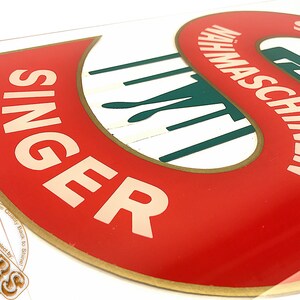 SINGER Sewing Machines Glass Sign German Nahmaschinen - Etsy