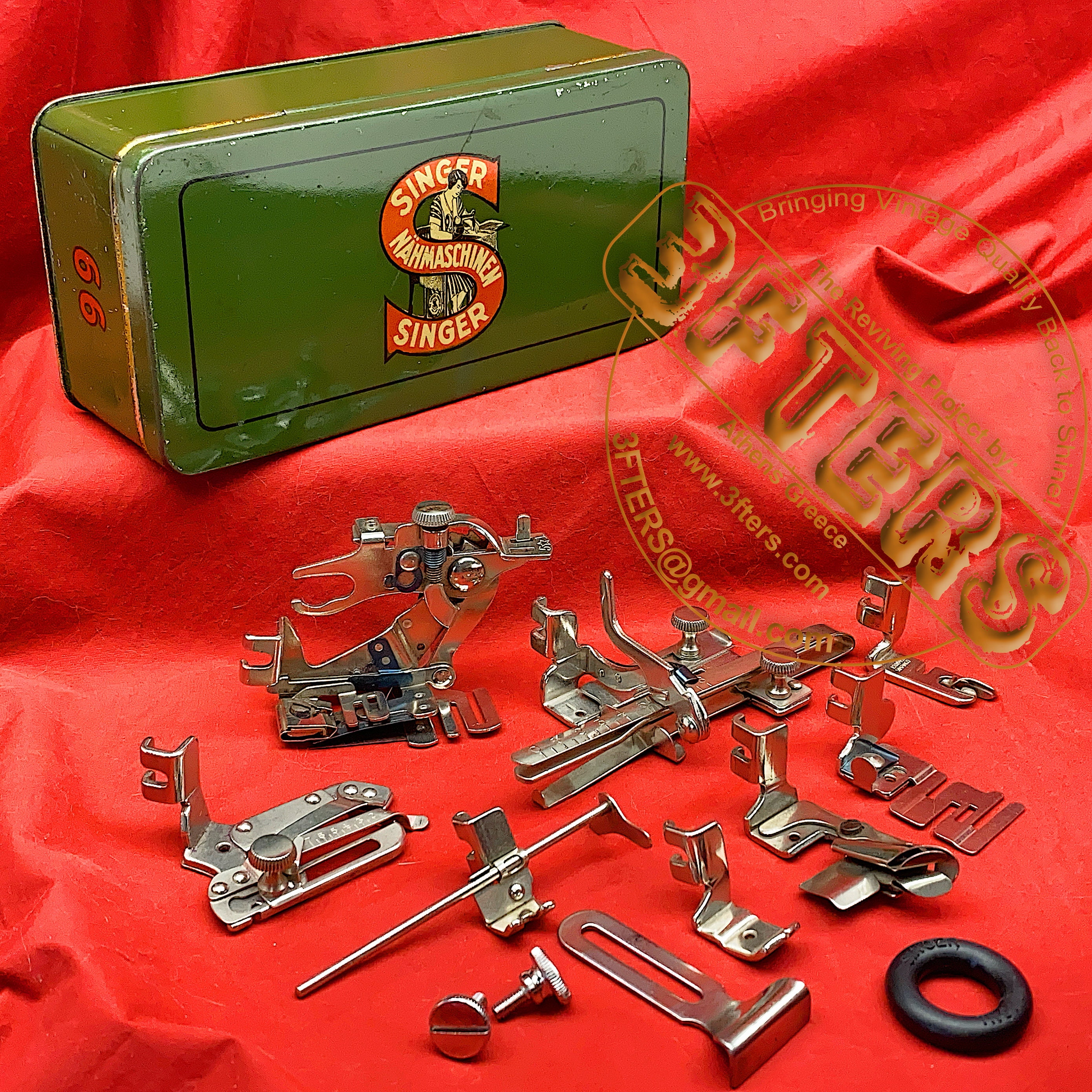 German SINGER Attachments Box for 66k 66 Low Shank Sewing | Etsy