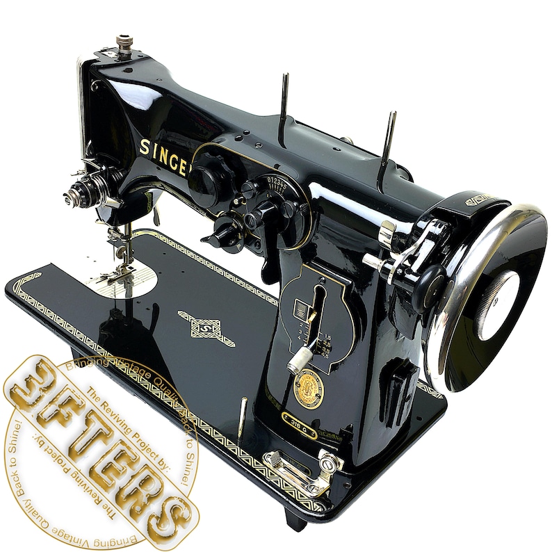 Vintage SINGER 316G Zig Zag Swing Needle Sewing Machine Serviced ...